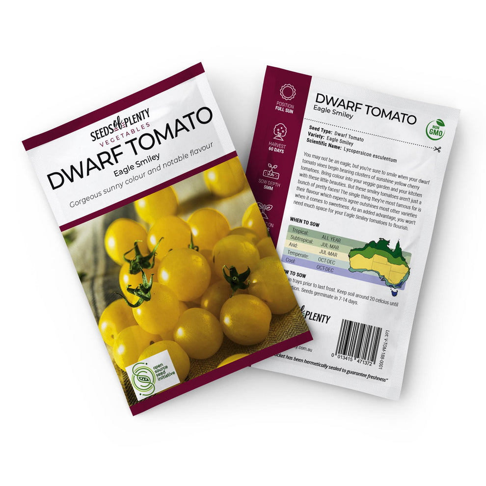 DWARF TOMATO - Eagle Smiley | Buy Online at Seeds Of Plenty – Seeds of ...