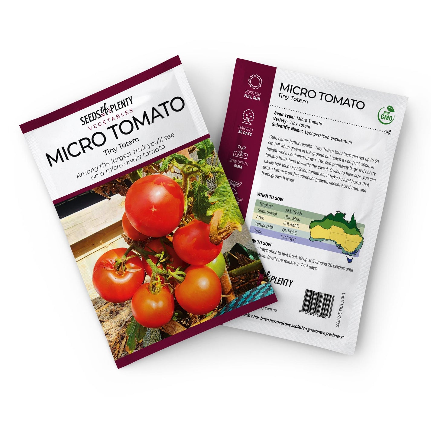 MICRO TOMATO - Tiny Totem | Buy Online at Seeds Of Plenty – Seeds of Plenty